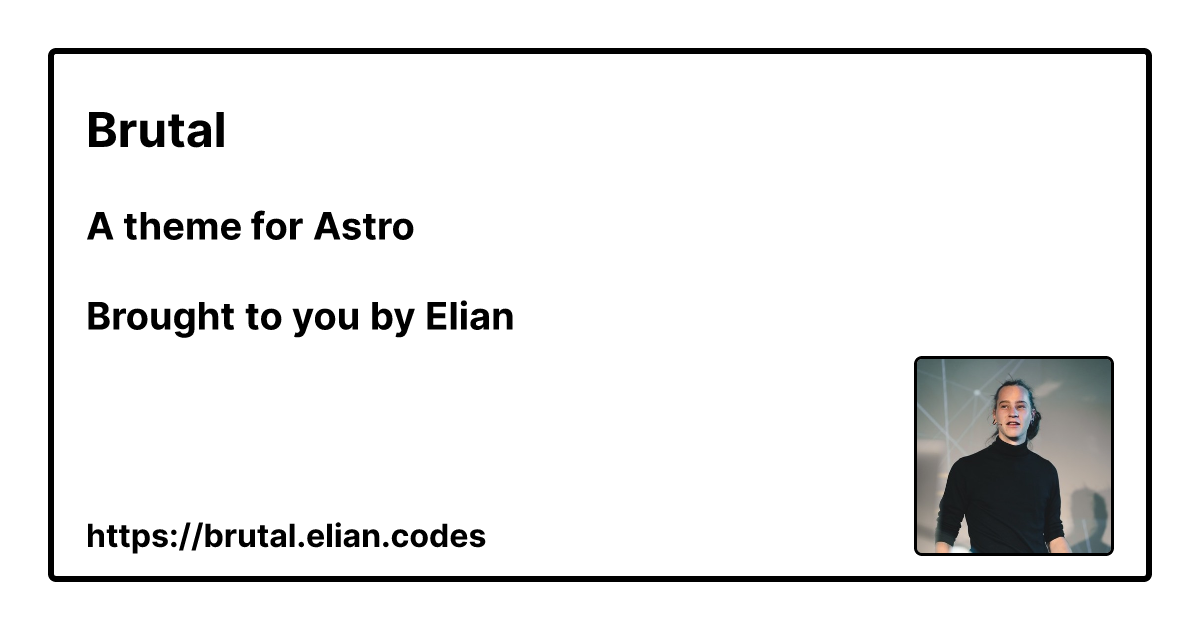 Brutal Theme | Home